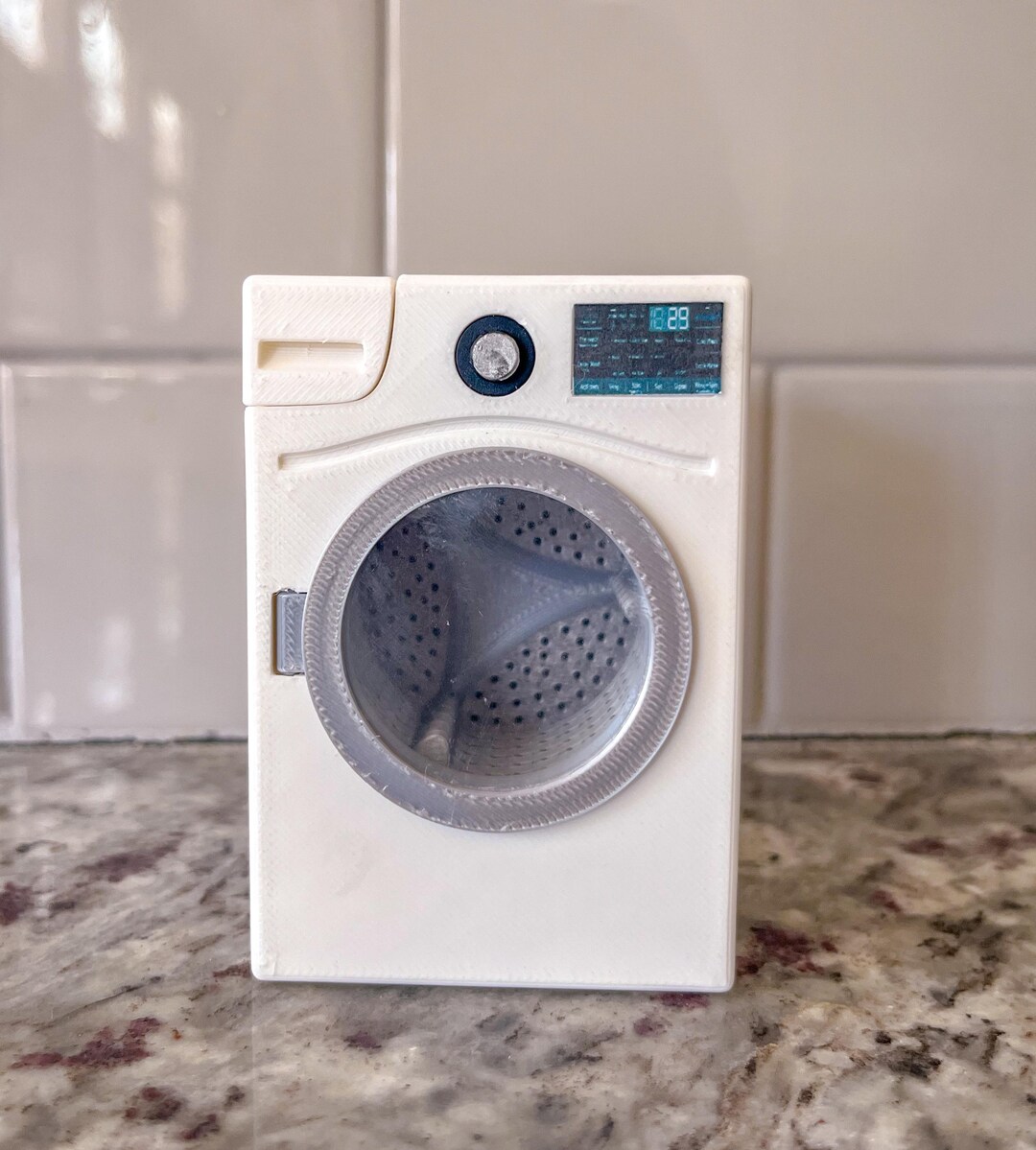 Dollhouse 1/12 Scale Miniature 3D Printed Washing Machine With ...