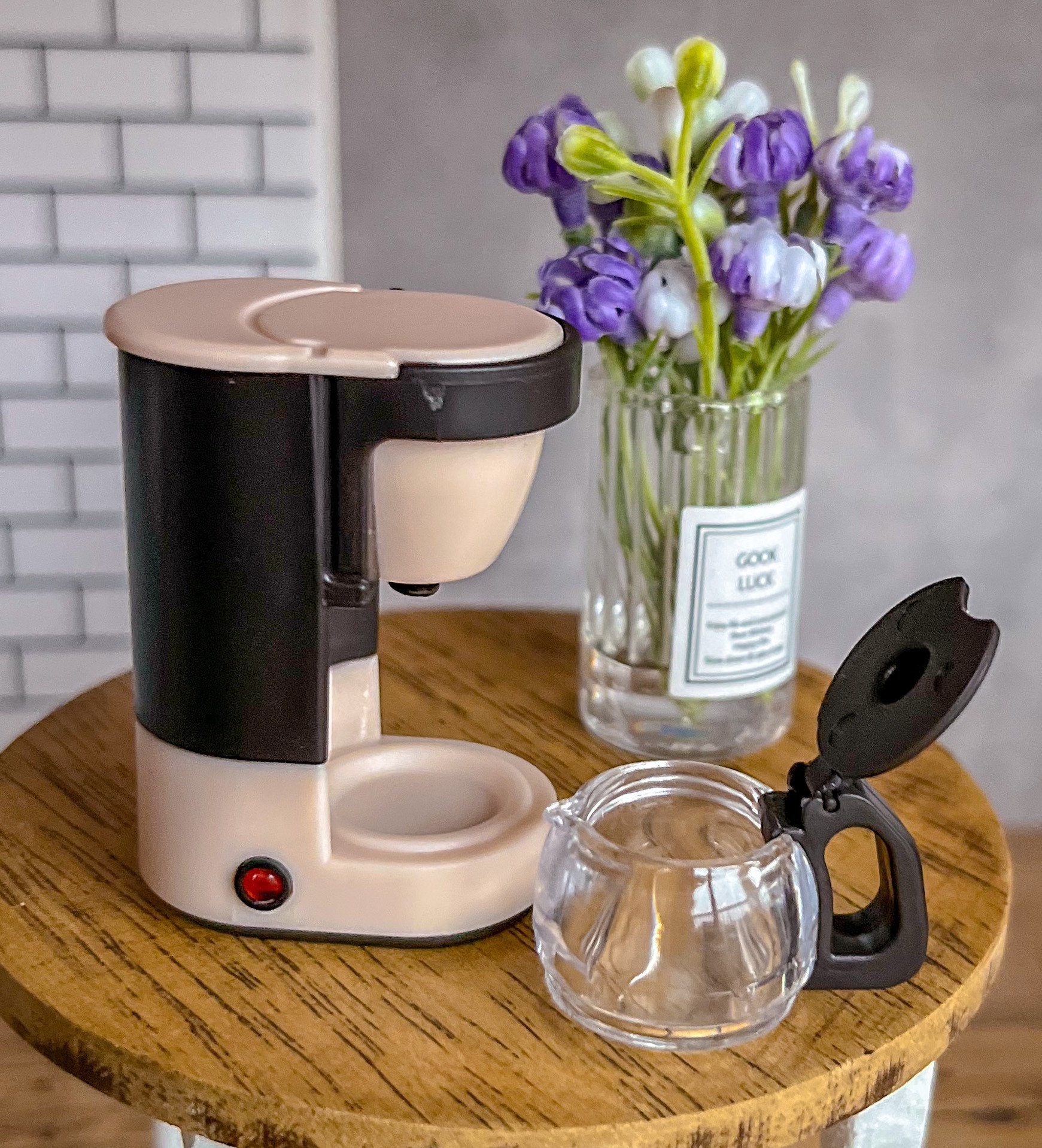 Dollhouse 1/6 Scale Miniature Coffee Maker 2 Colours - Etsy