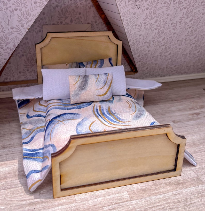 DIGITAL FILE! Dollhouse 1/12 Scale Miniature Bed Kit. Belgrave ...