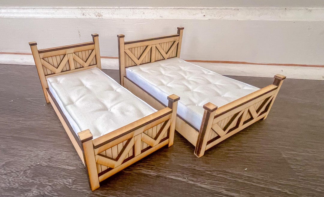 Dollhouse 1/12 Scale Miniature Bed Mattress - Etsy