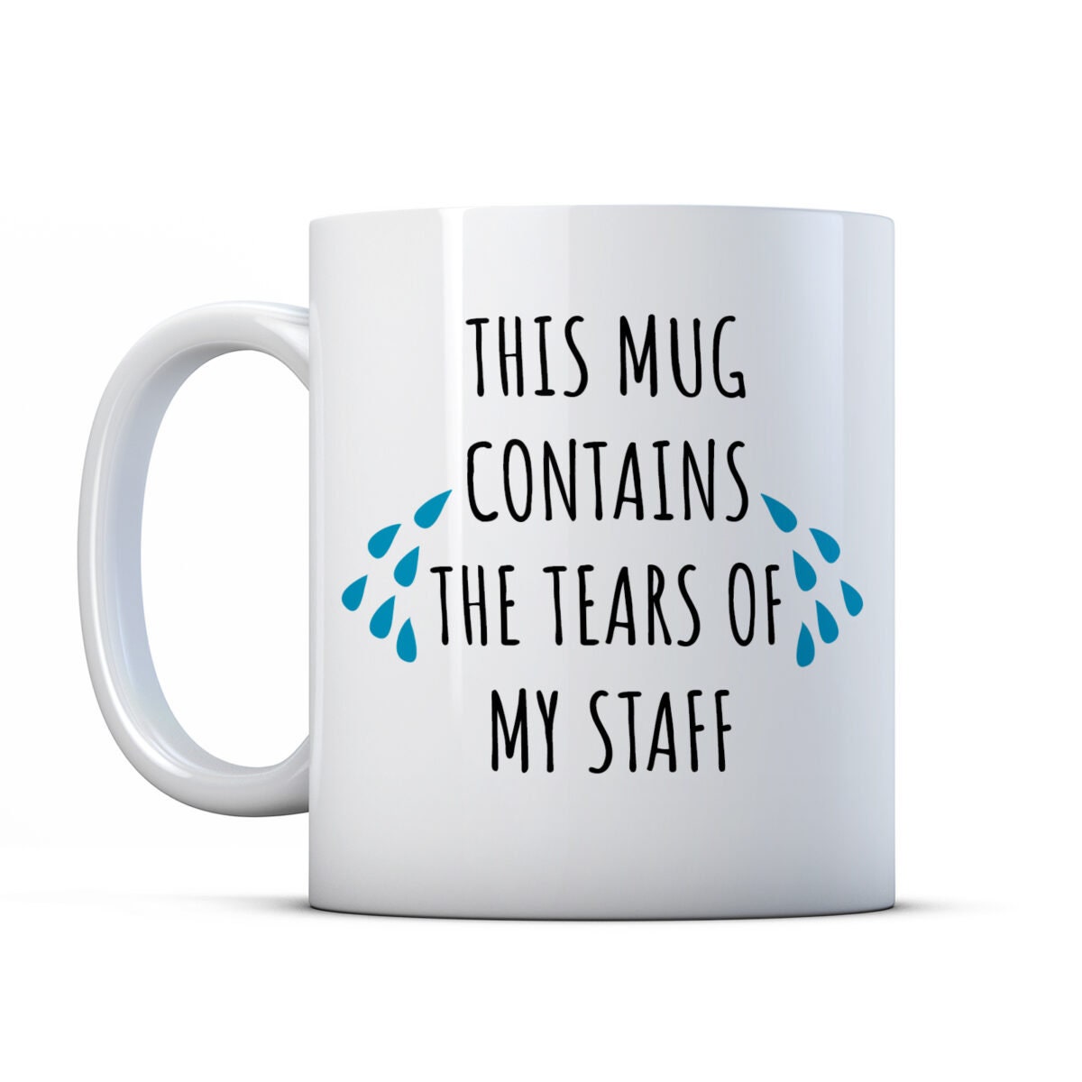 This Contains the Tears of My Staff - Funny Boss Gift Mug - Etsy UK