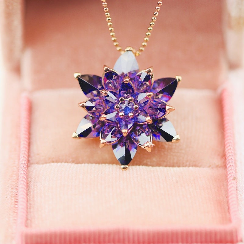 Purple Gold Jewelry - Etsy