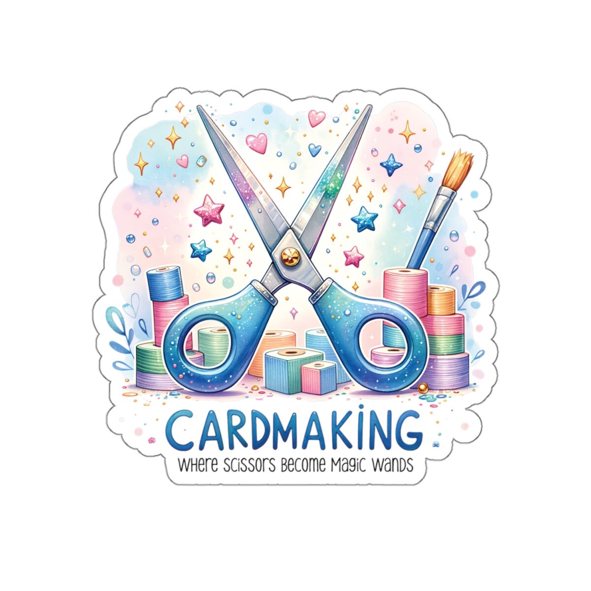 Crafting Sticker for Card Maker, Craft Room Decor, Craft Supplies ...