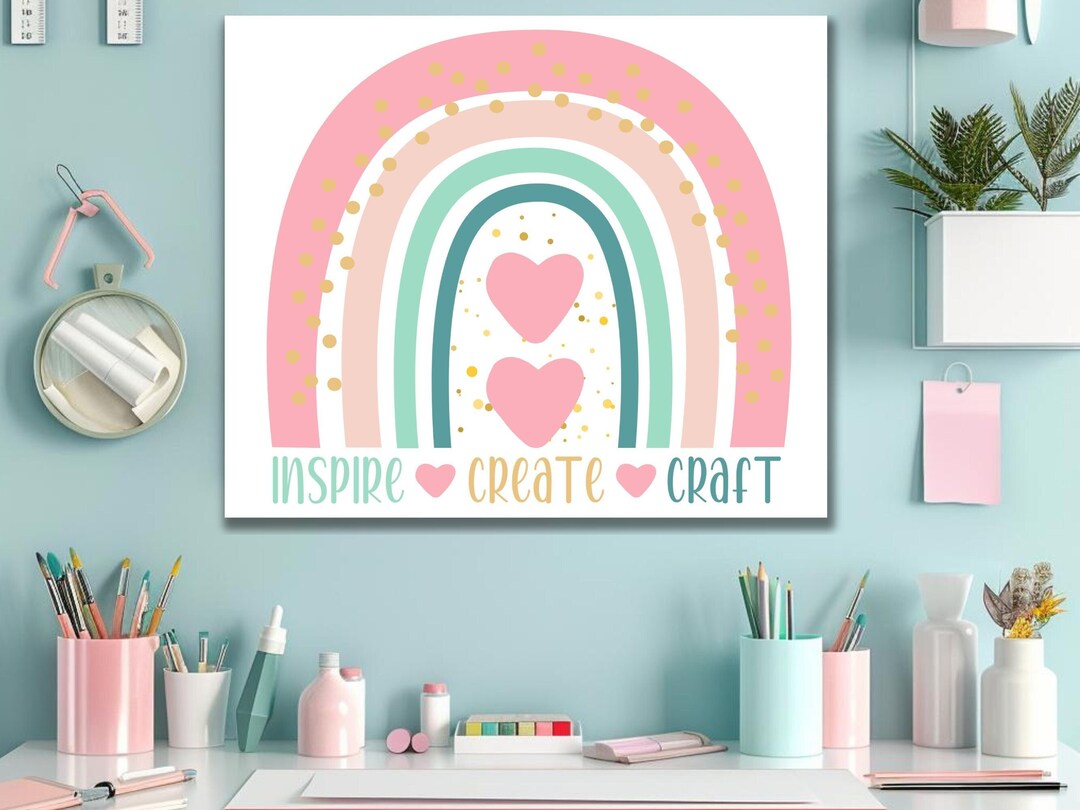 Craft Room Sign, Craft Room Wall Art, Craft Room Decor, Art Room Decor ...