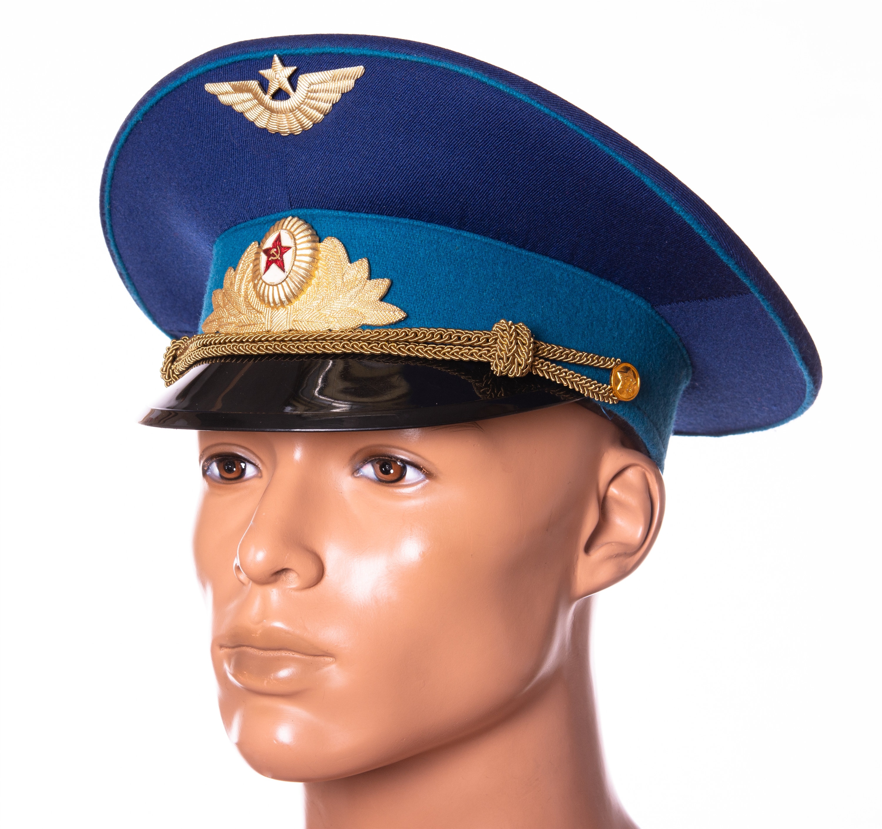 Soviet Officer cap Air Force parade Russian USSR uniform hat | Etsy