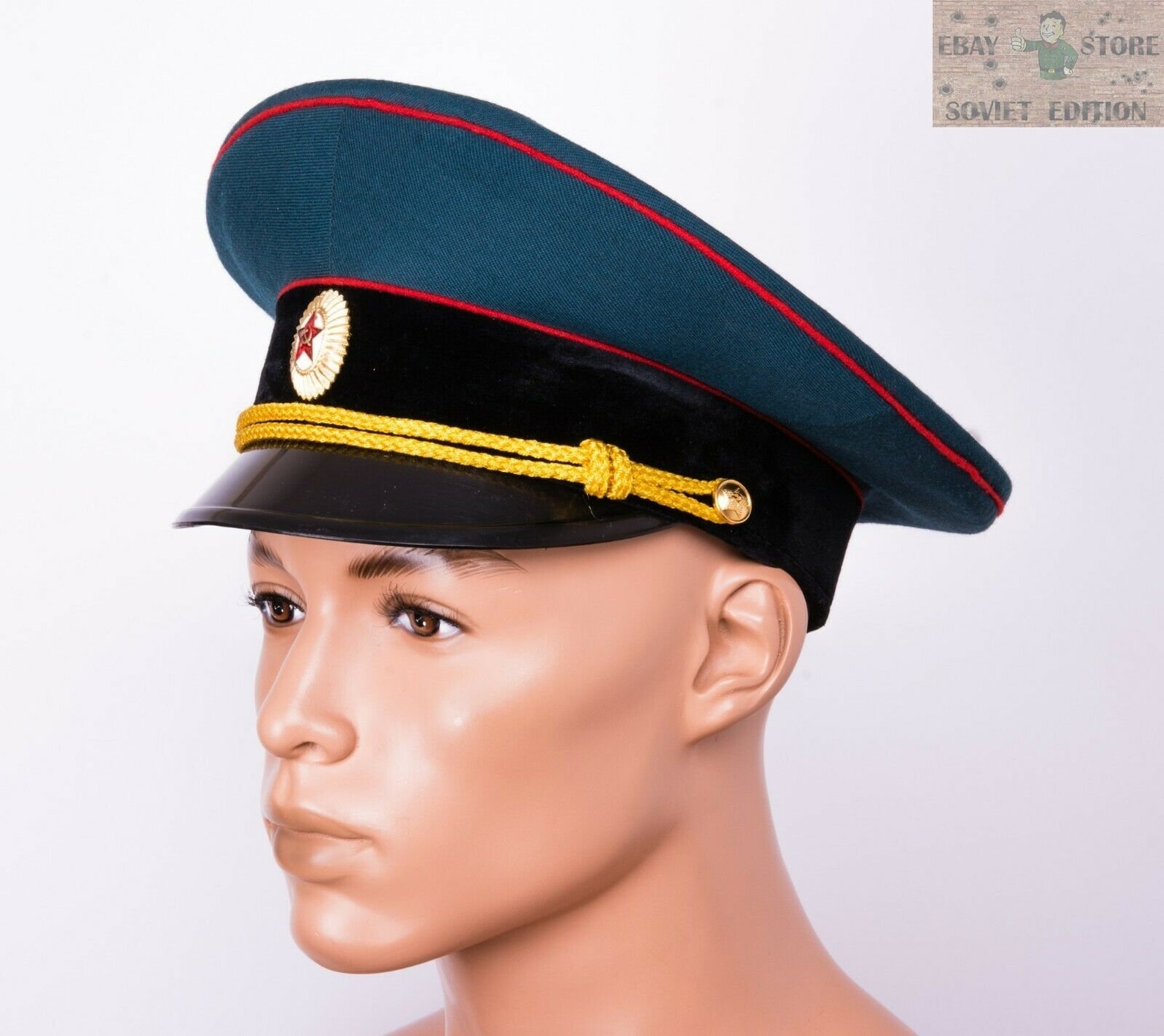 Russian Officer cap parade Soviet military USSR uniform hat | Etsy