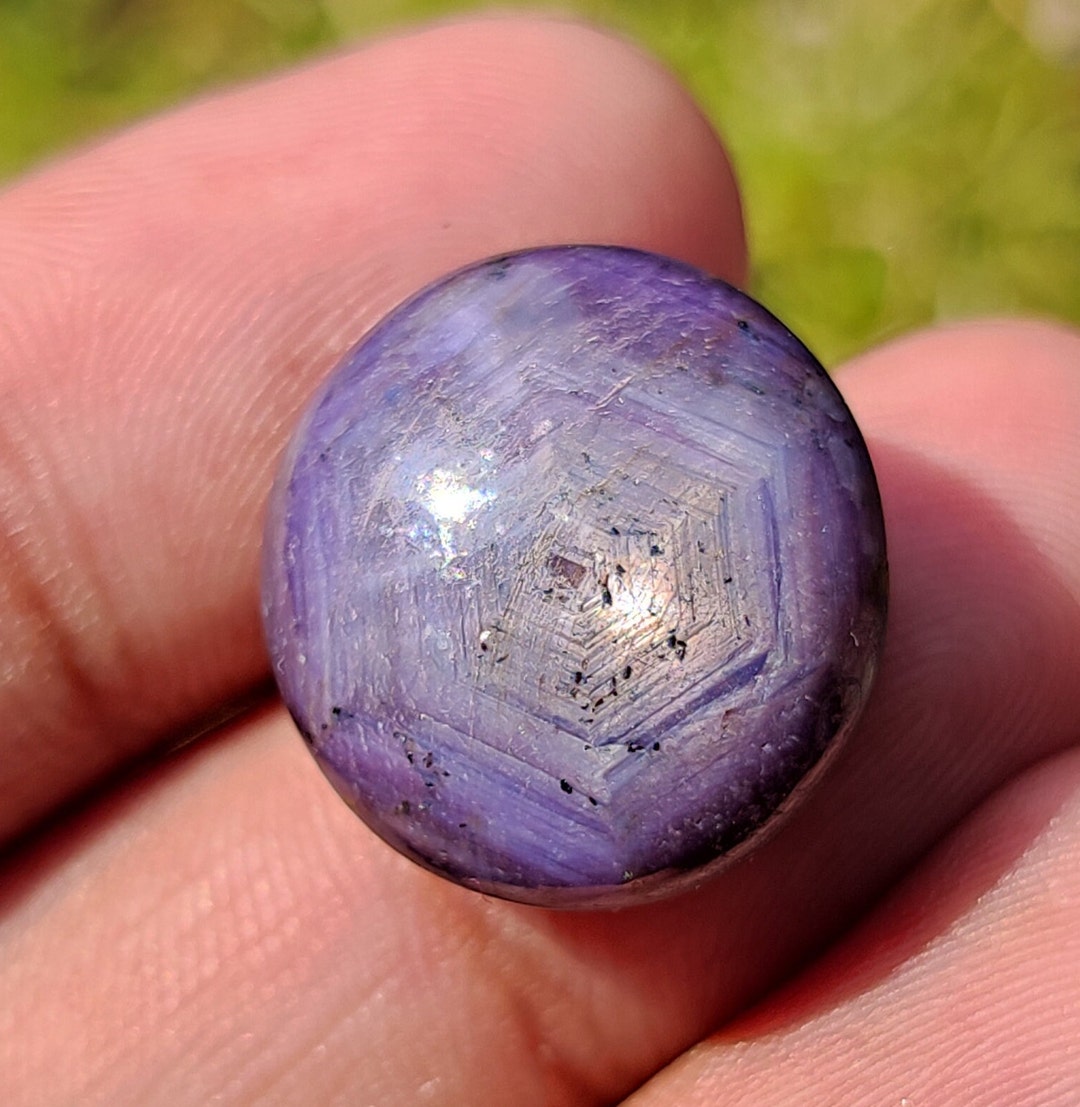 Flashy Hexagon Star Ruby - Natural Star Hexagon Ruby Stone - Jewelry ...