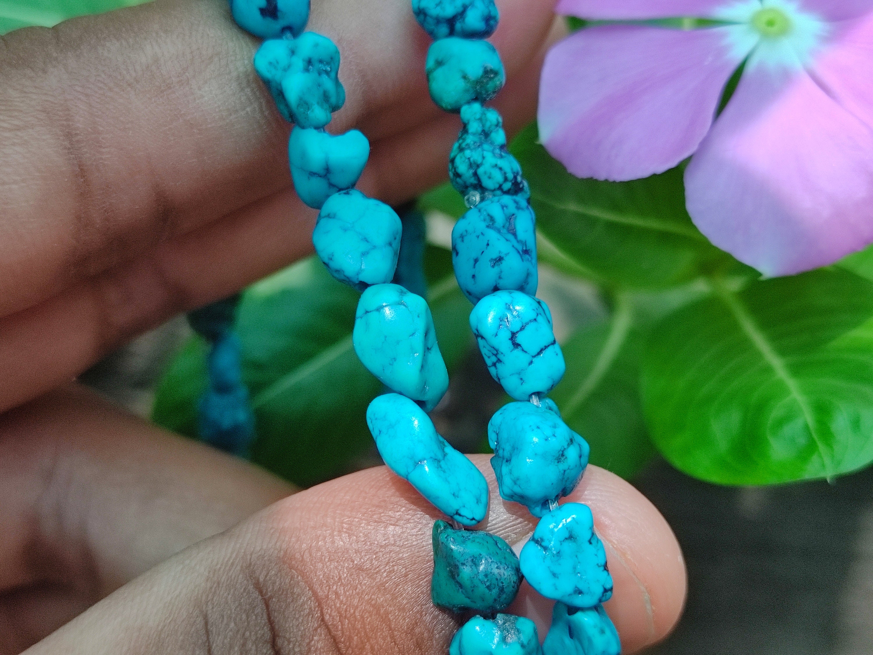 RAW TIBETAN TURQUOISE Rough Turquoise Crystal Beads - Etsy UK