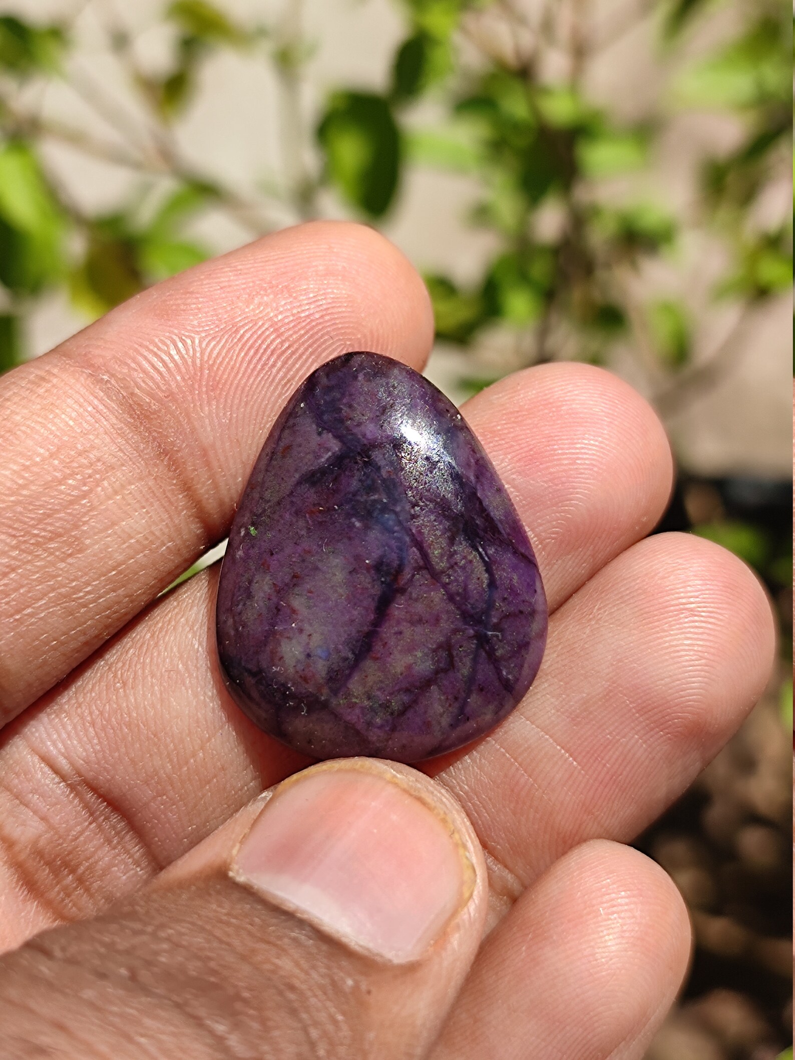 Beautiful SUGILITE Crystal Cabochon Gemstone, Wholesale Natural Purple ...