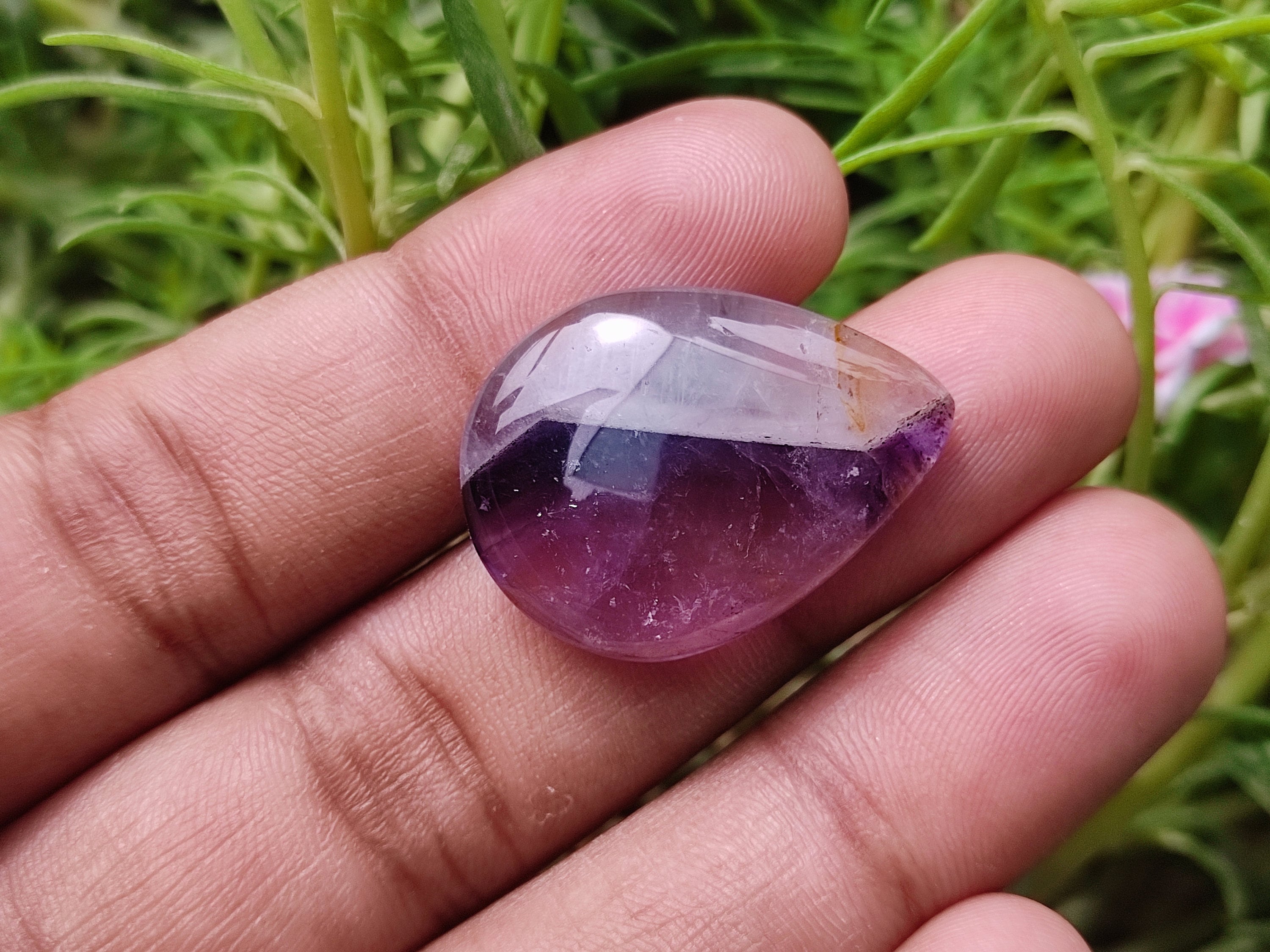 PORTAL AMETHYST CRYSTAL Natural Phantom Amethyst Cabochon - Etsy UK