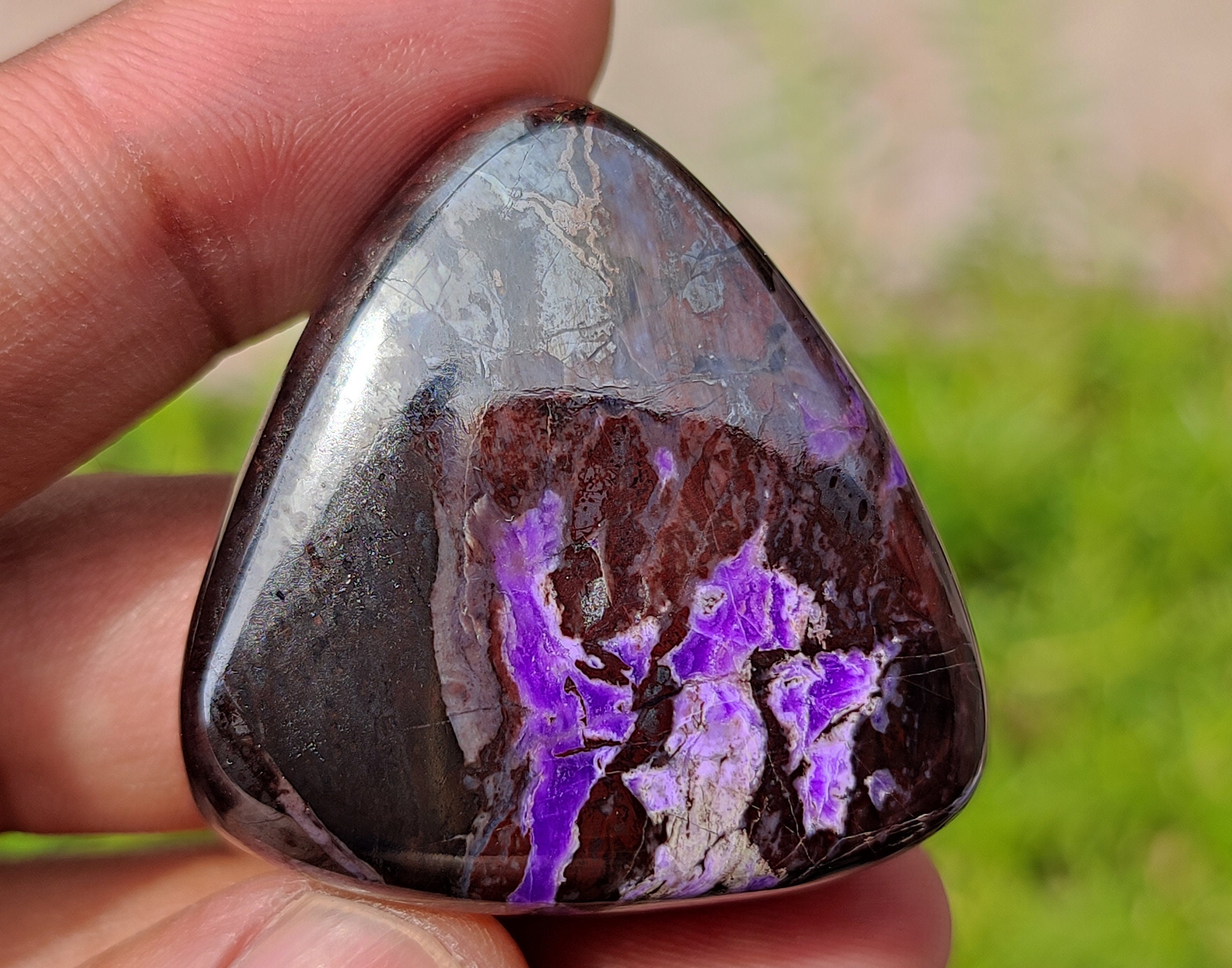 RARE SUGILITE CRYSTAL Natural Gel Sugilite Smooth Cabochon, Wholesale ...