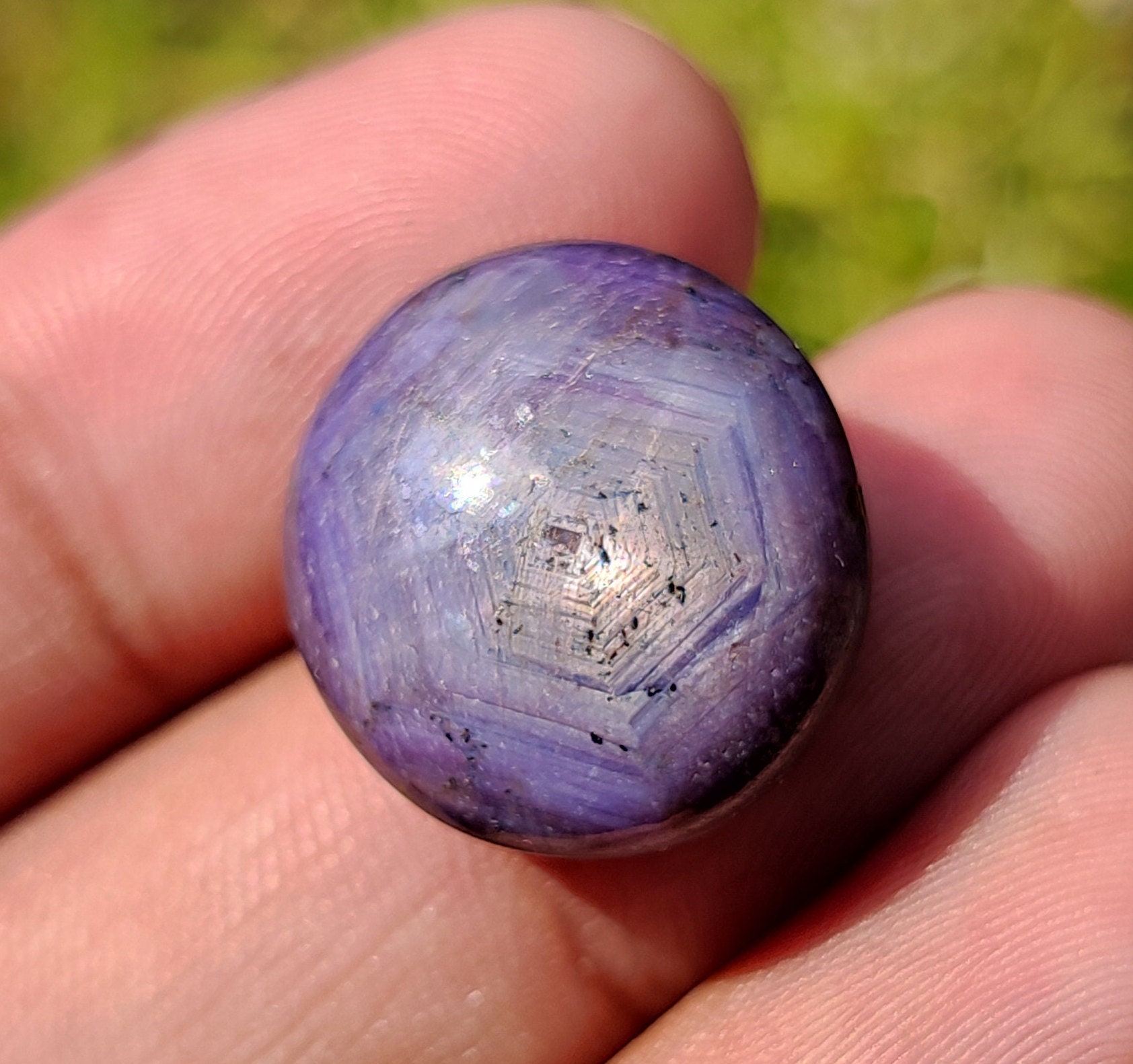 Flashy Hexagon Star Ruby - Natural Star Hexagon Ruby Stone - Jewelry ...