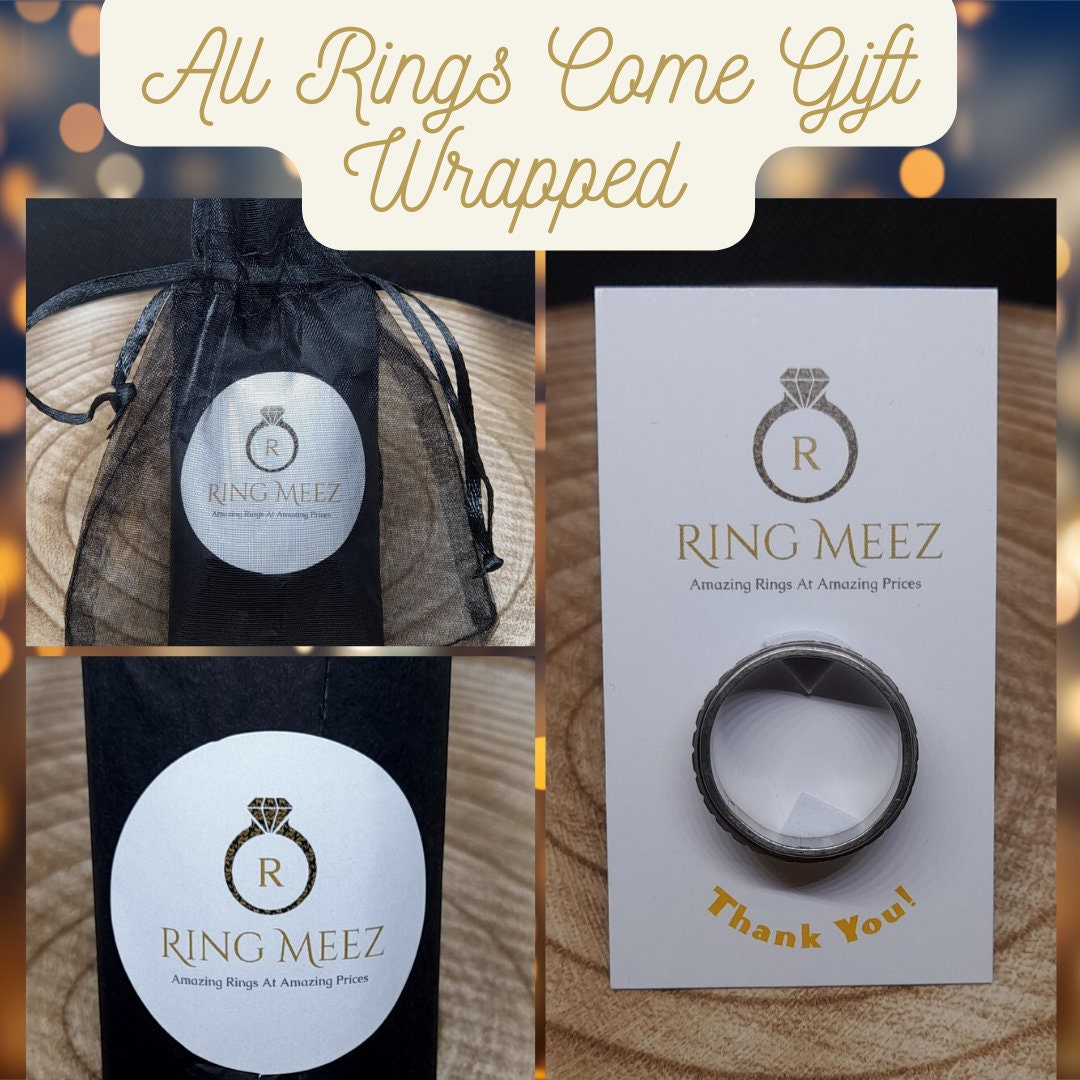 Silver Spinner Ring Number & Letters Meditation Ring - Etsy UK