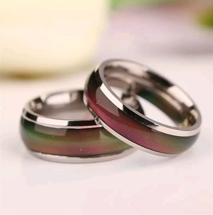Mood Colour Changing Rings Fun Colourful Heat Change Mood - Etsy UK