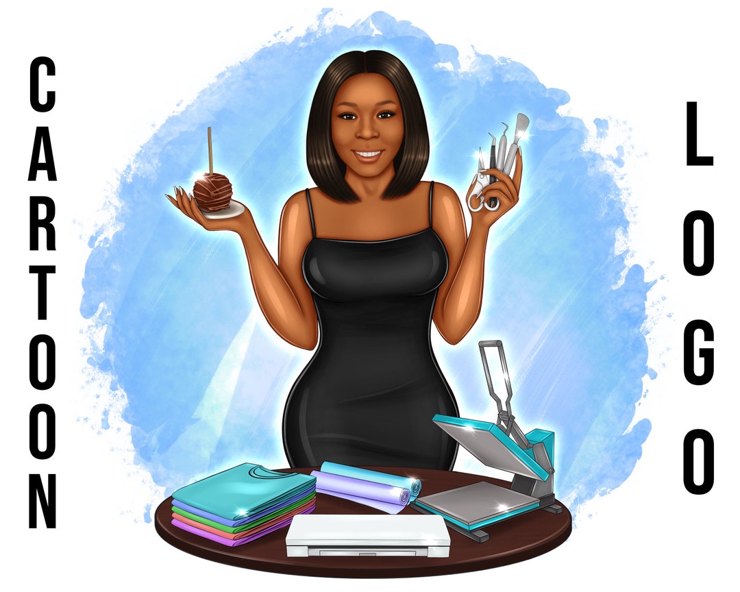 Custom Portrait Logo, Cartoon Logo Portrait, Custom Avatar, Business ...