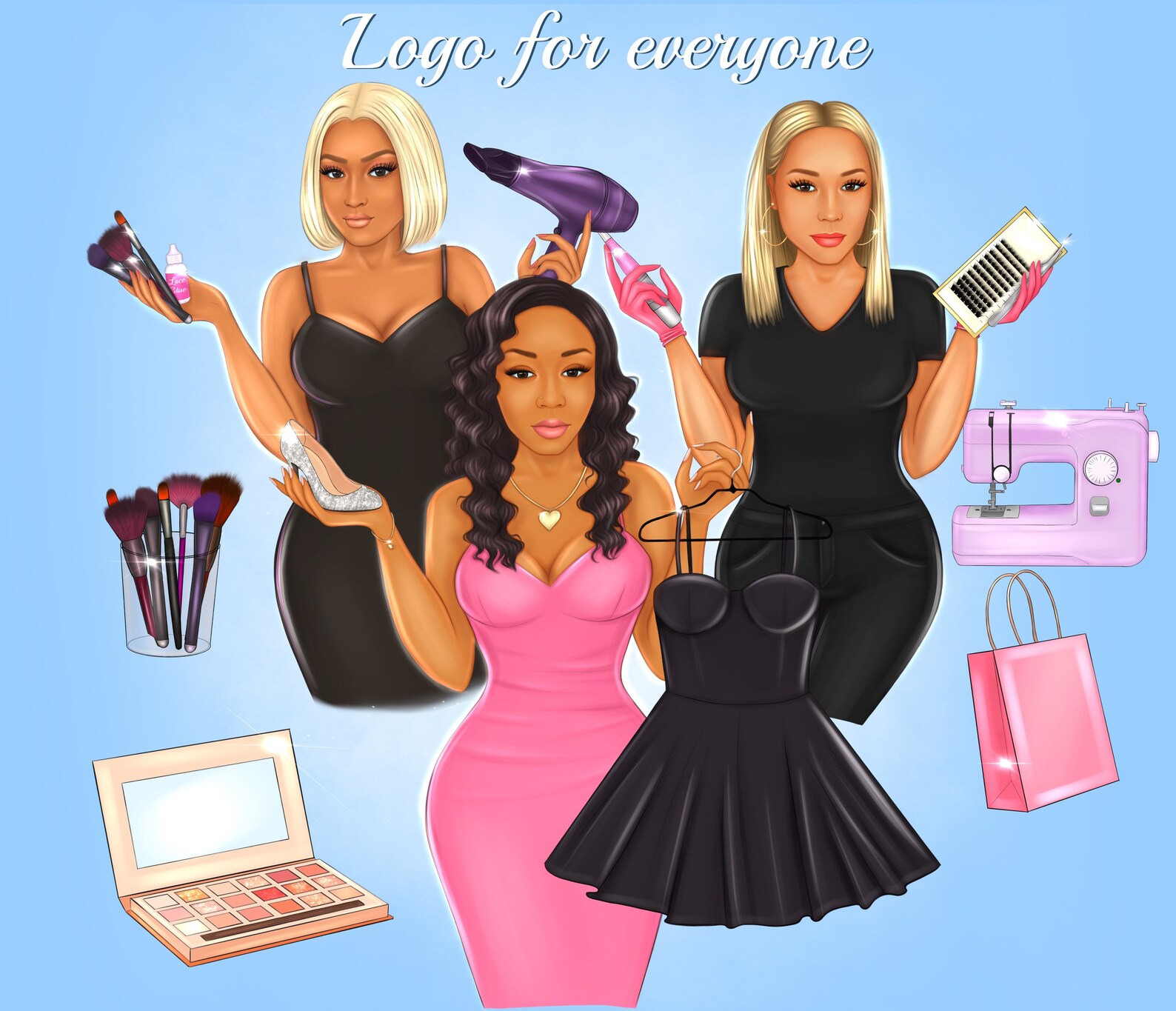 Custom Portrait Logo Cartoon Logo Portrait Portrait Custom | Etsy