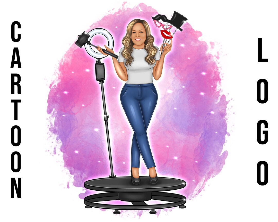 Cartoon Logo Portrait, Custom Portrait Logo, Portrait Custom Avatar ...