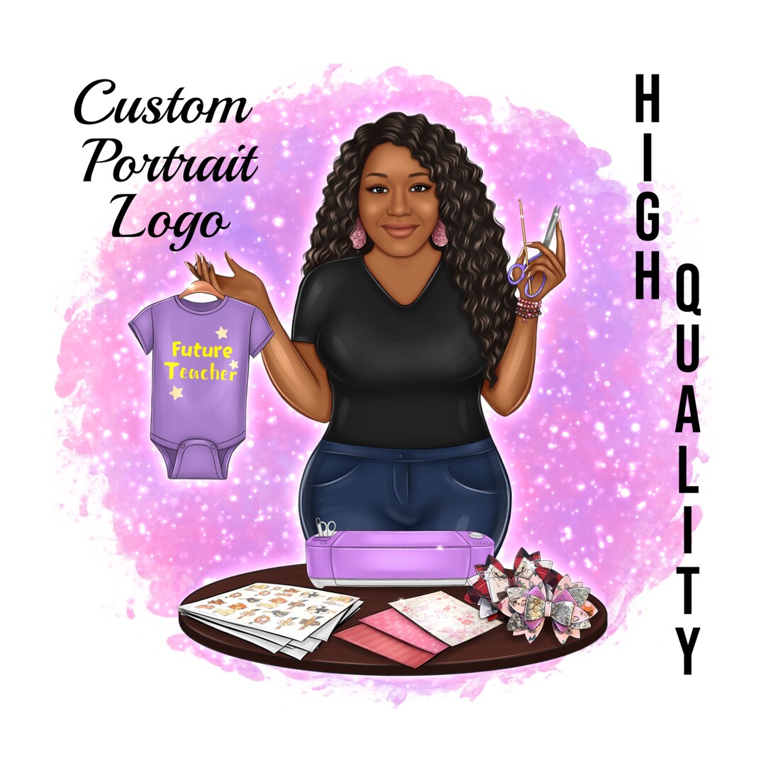 Custom Portrait Logo, Cartoon Logo Portrait, Custom Avatar, Business ...