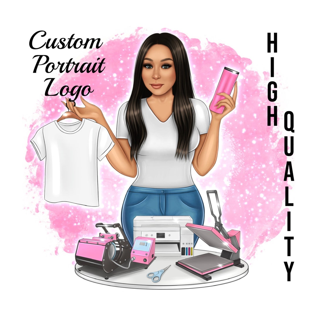 Custom Portrait Logo, Cartoon Logo Portrait, Custom Avatar, Business ...