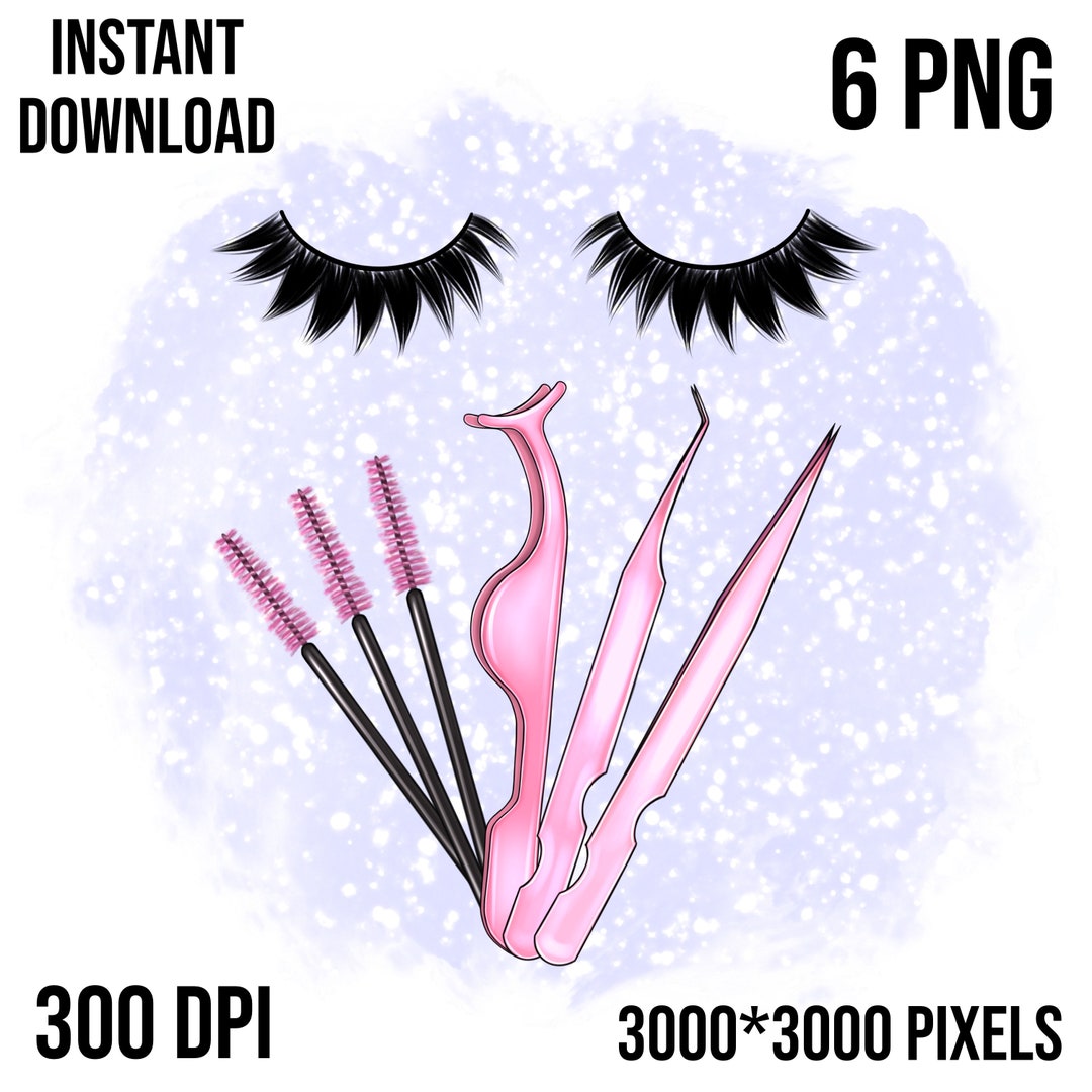 Lash Maker PNG, Download for Sublimation, Clipart for Business Cards ...