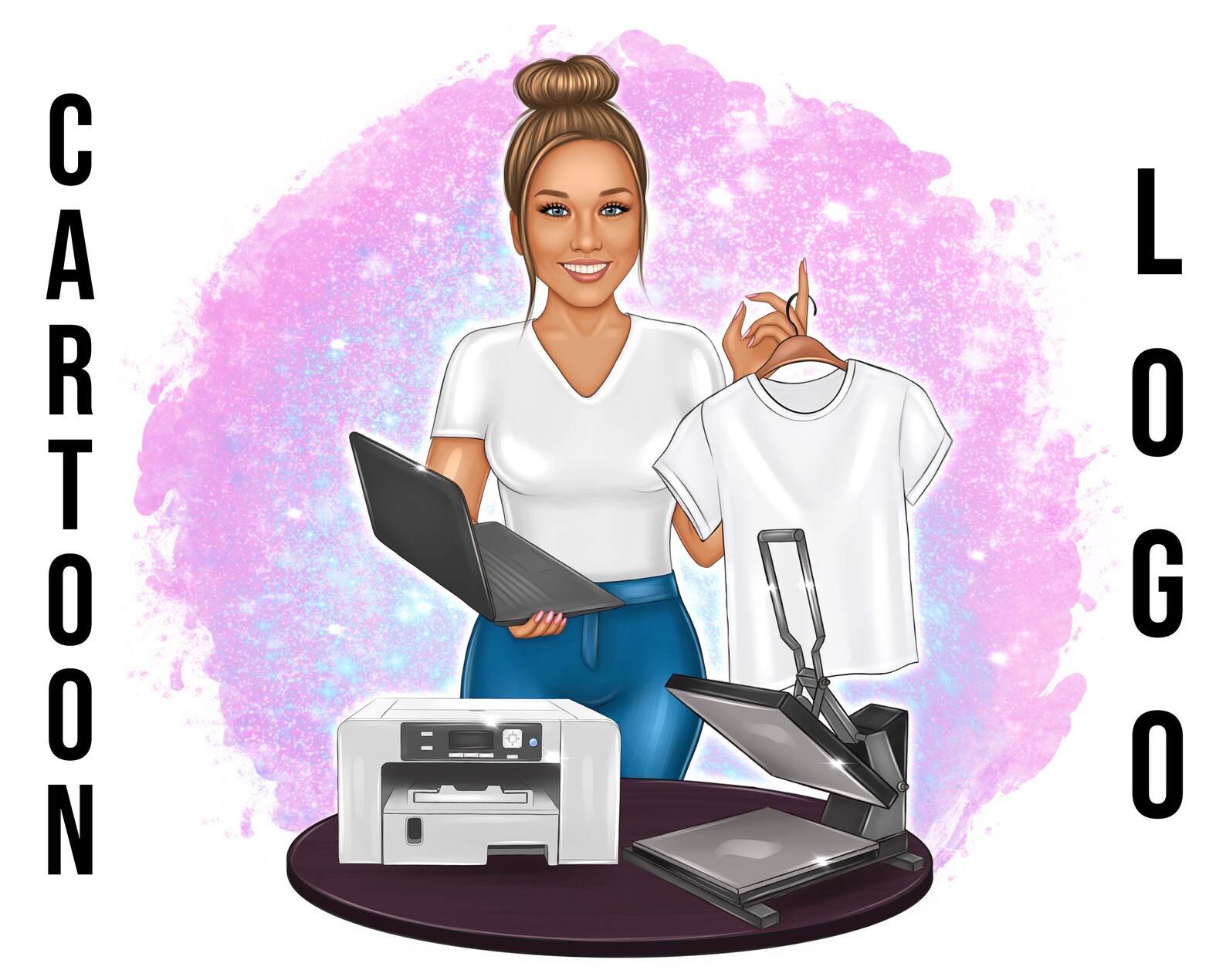 Custom Portrait Logo Cartoon Logo Portrait Custom Avatar - Etsy