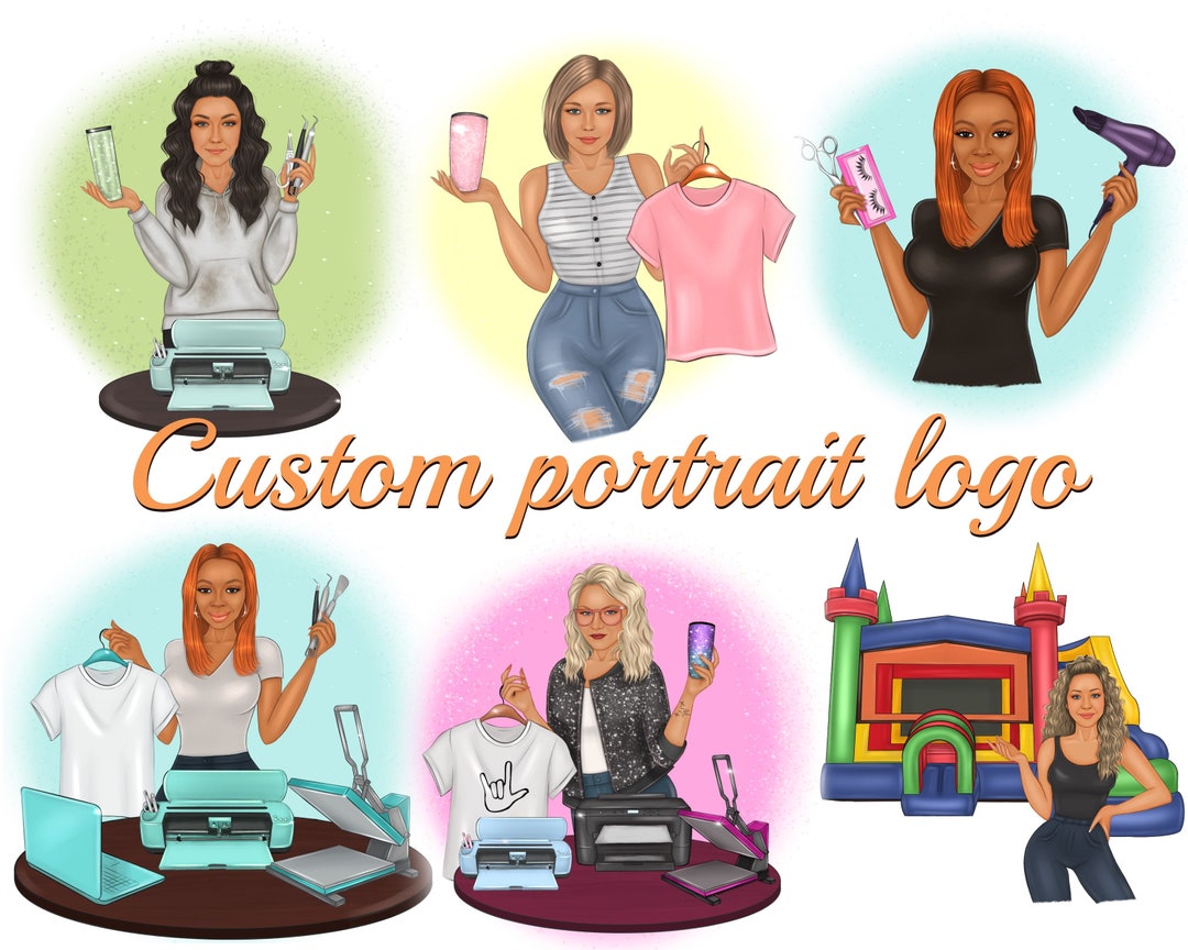 Logo Design Custom, Cartoon Logo Portrait, Portrait Custom Avatar ...