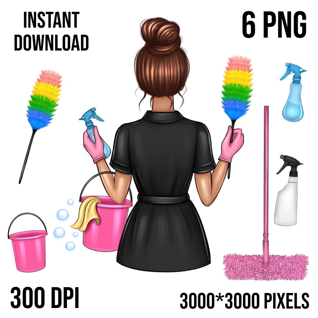 Cleaning Business PNG, Download for Sublimation, Clipart for Business ...