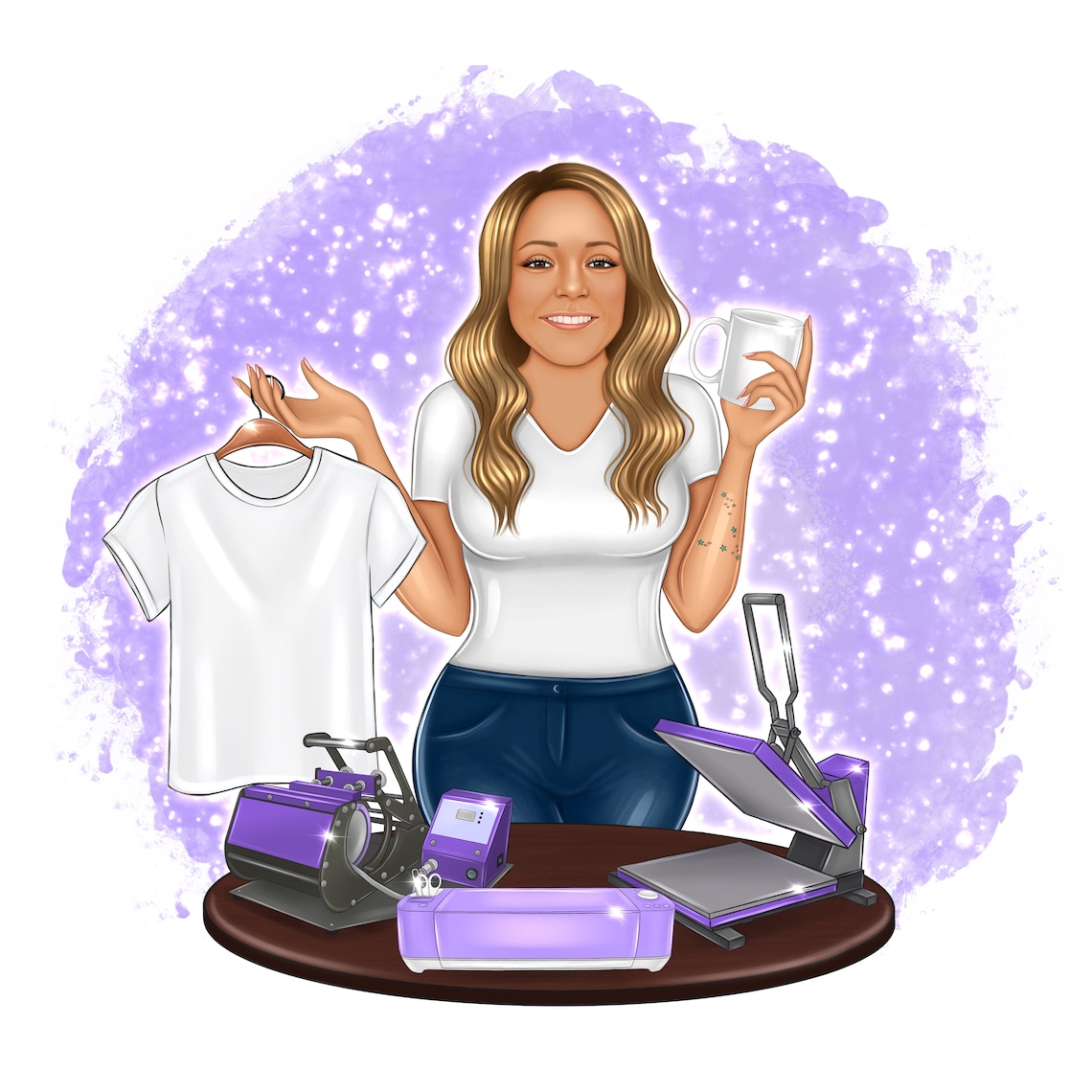 Custom Portrait Logo Cartoon Logo Portrait Custom Avatar - Etsy