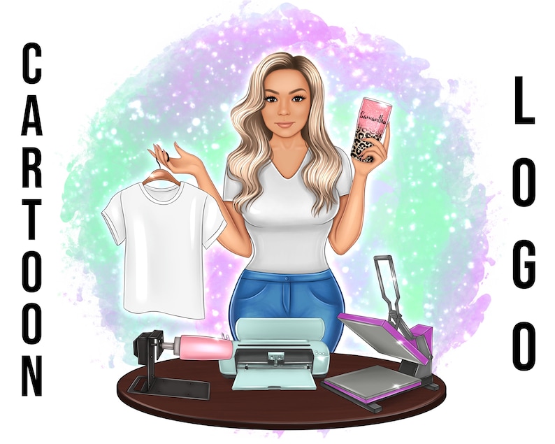 Custom Portrait Logo Cartoon Logo Portrait Custom Avatar - Etsy