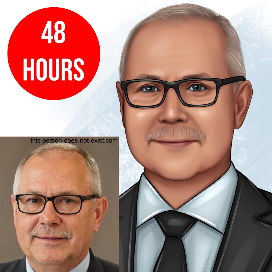 Custom Cartoon Digital Portrait, Family Portrait, Printable, Digital ...