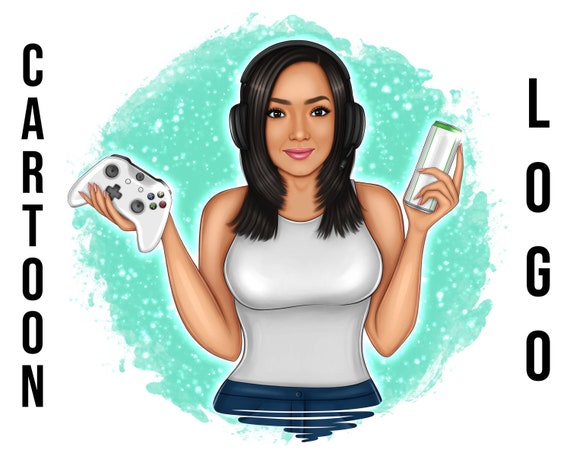 Custom Portrait Logo Cartoon Logo Portrait Custom Avatar - Etsy