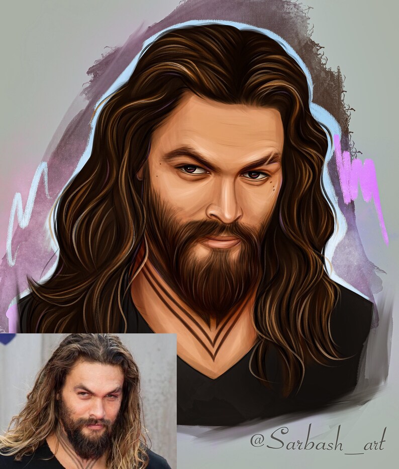 Custom Cartoon Portrait From Photo | Etsy