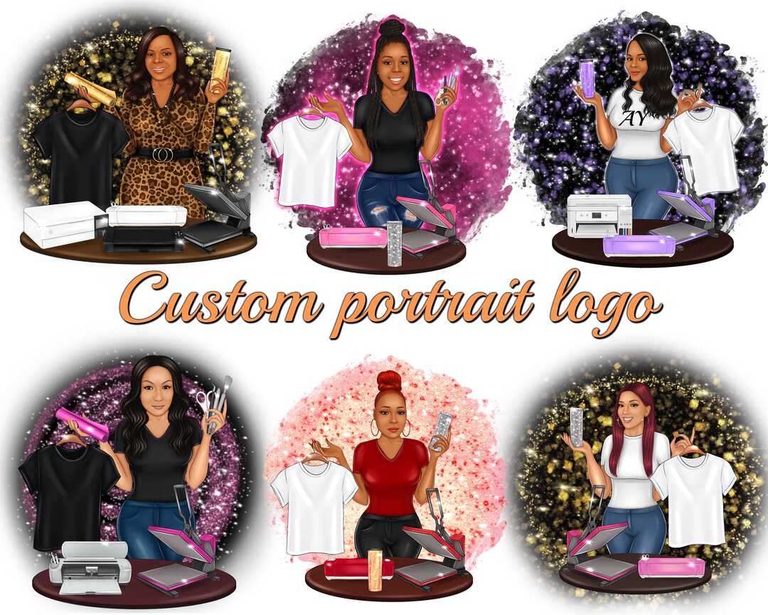 Custom Portrait Logo, Cartoon Logo Portrait, Custom Avatar, Business ...