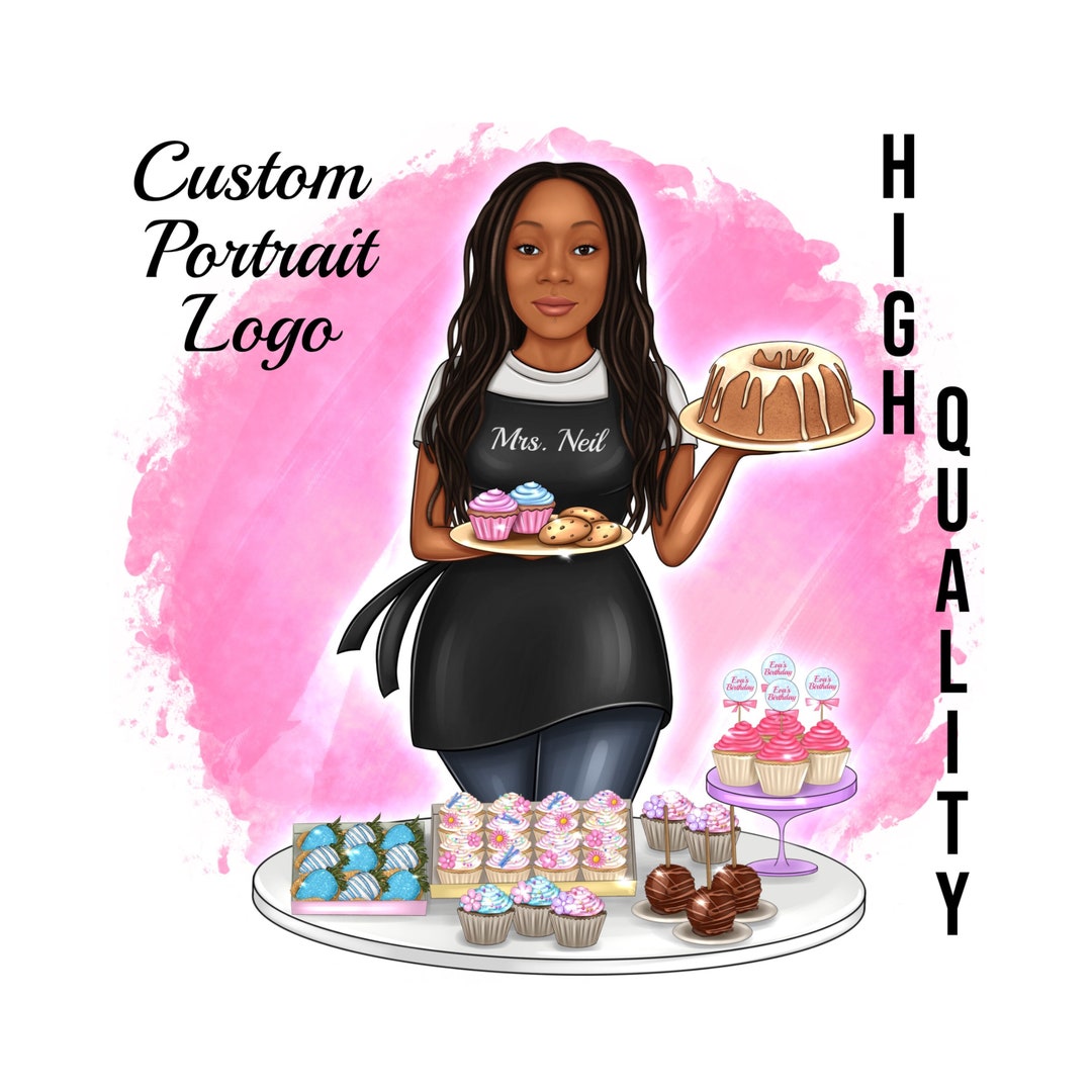 Custom Portrait Logo, Cartoon Logo Portrait, Custom Avatar, Business ...