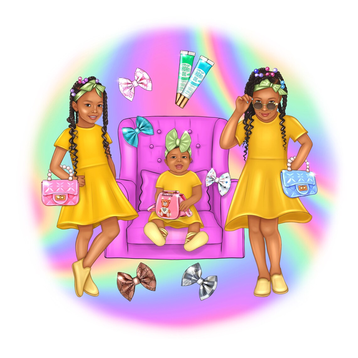 Custom Children Portrait Logo Cartoon Logo Portrait Avatar - Etsy