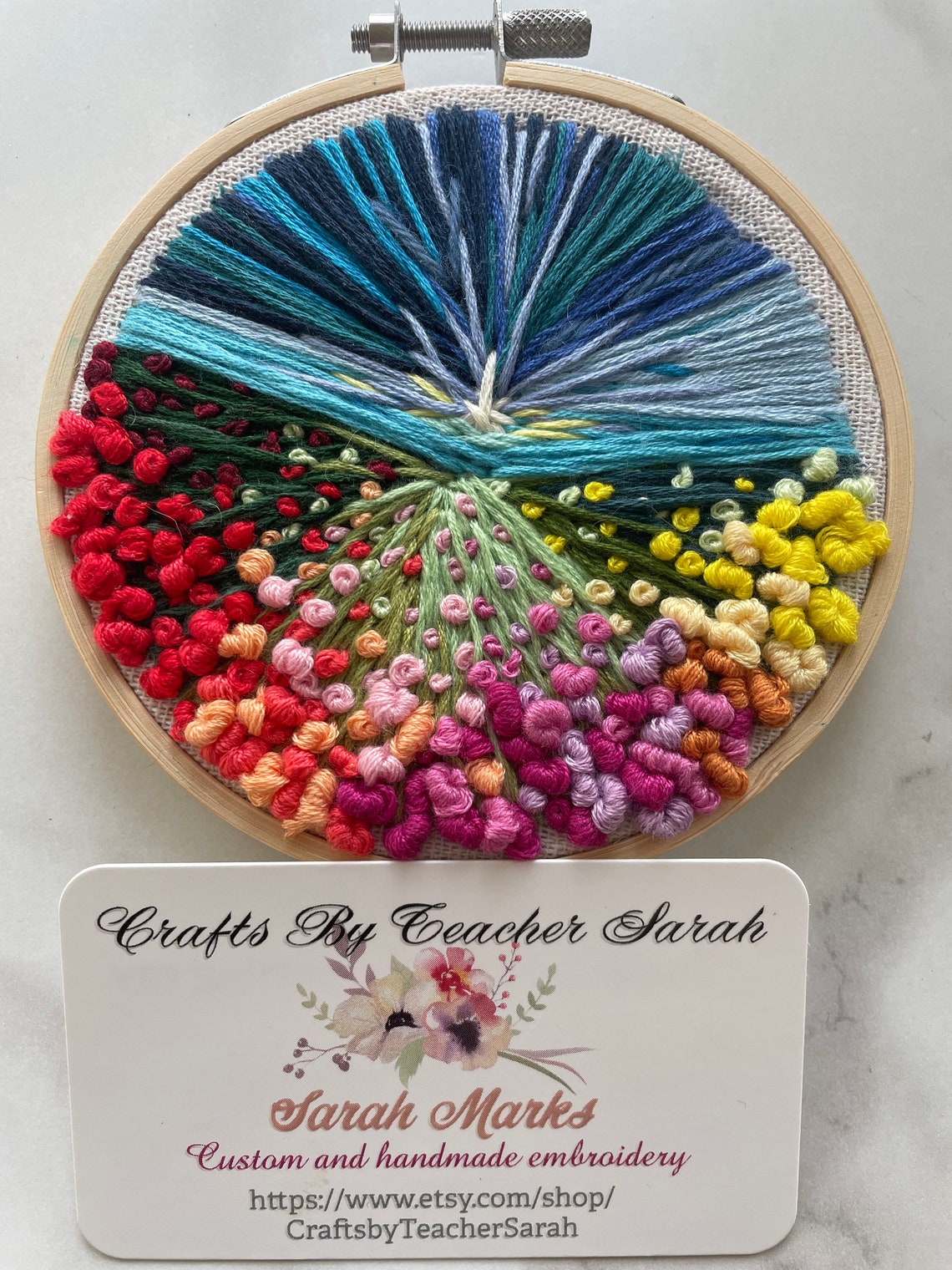 Flower Fields Embroidery - Etsy