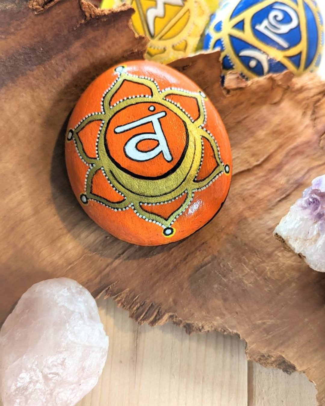 Chakra Stone,chakra Art, Meditation Art, Meditation Stone, Reiki ...