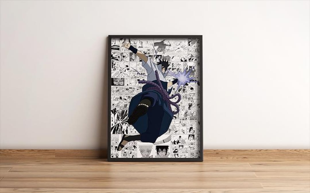 Shadow Hokage - Sasuke Uchicha - Premium Fanart Anime Print - Etsy
