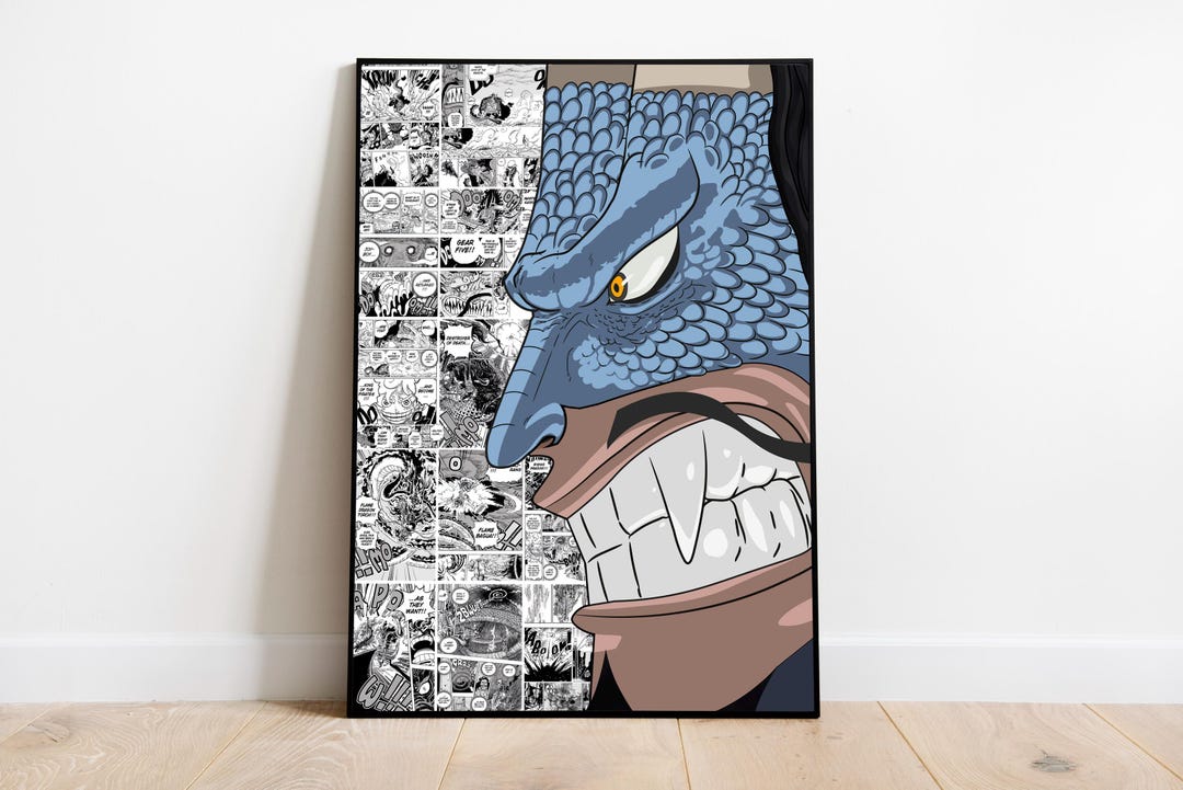 KAIDO King of the BEASTS - Premium Fanart Anime Print - Etsy