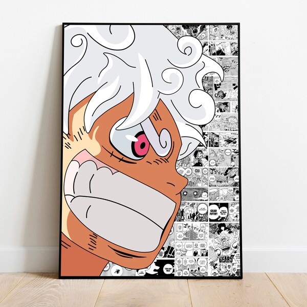 Luffy Gear 5 Poster - Etsy