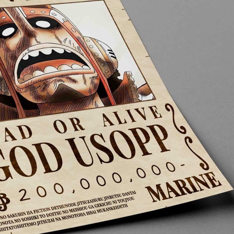 One Piece Usopp Wanted