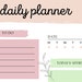 Daily Planner, Pastel, Floral, Boho, Digital Planner, Goodnotes Planner ...