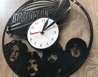 Led Zeppelin Vinyl Clock - Etsy