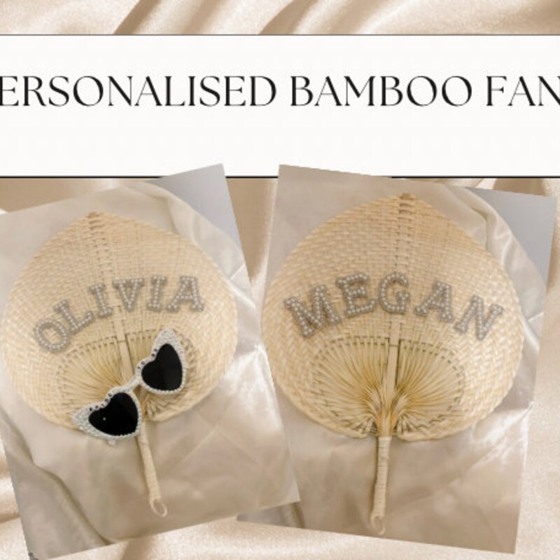 Personalized Fans - Etsy