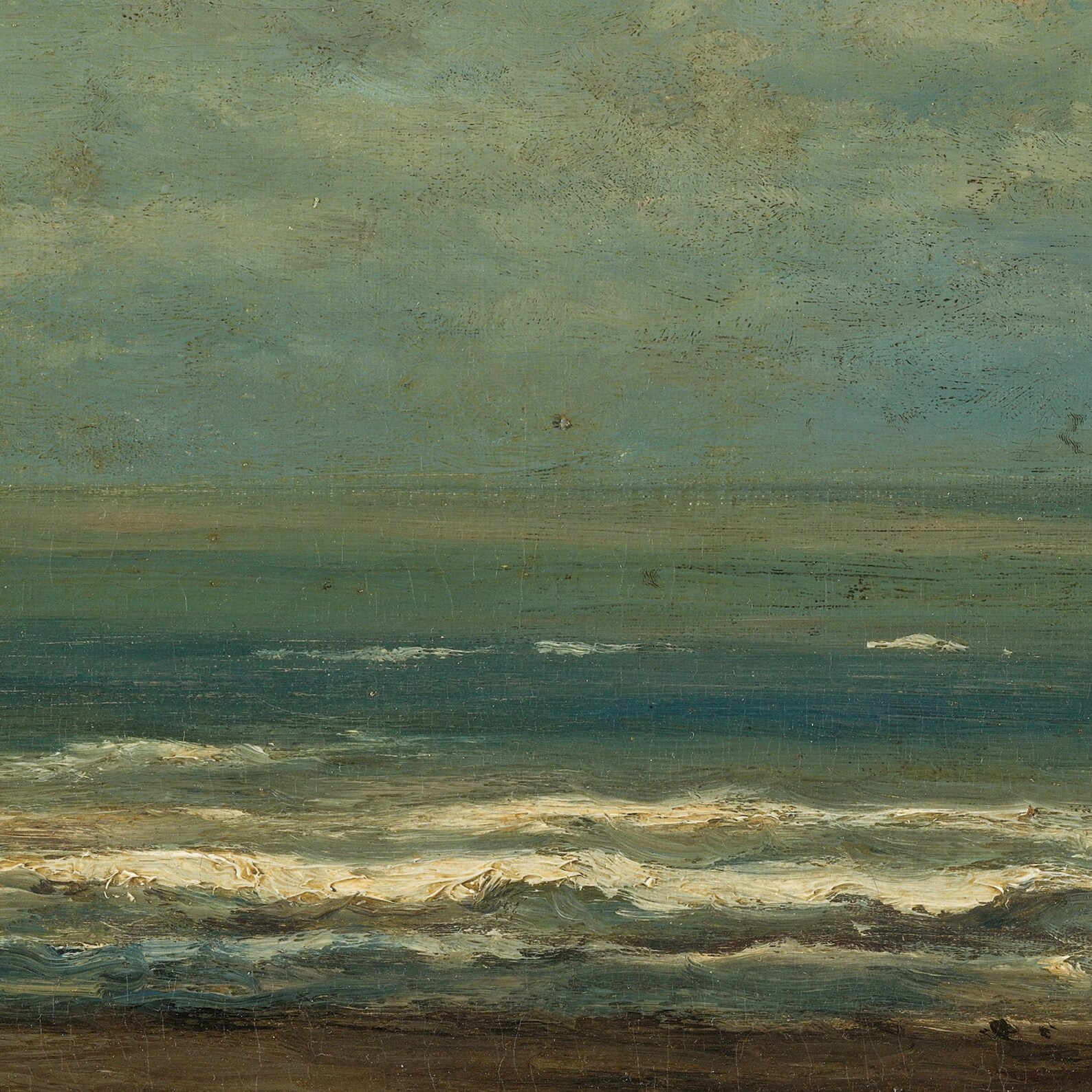 Vintage Coastal Painting Rustic Beach House Wall Decor Beach - Etsy