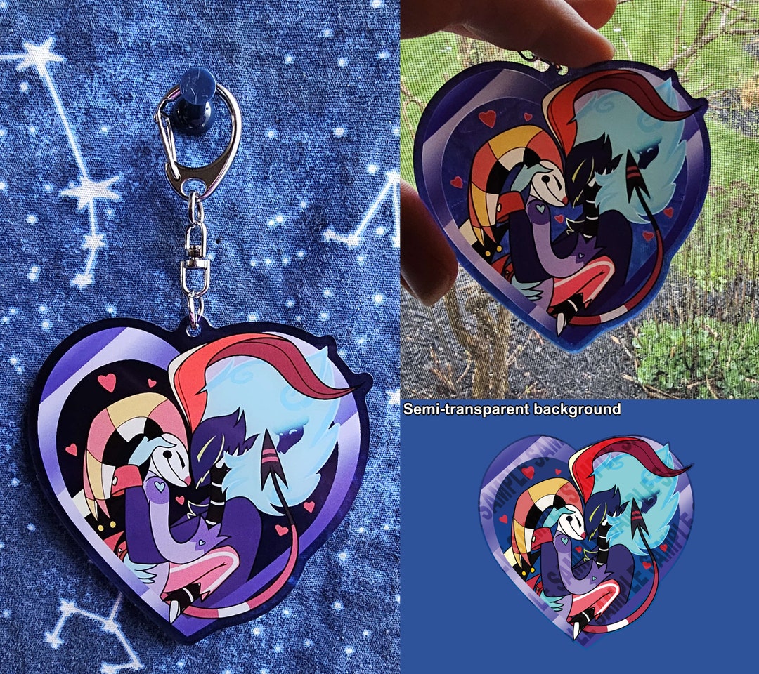 Helluva Boss Fizzmodeus Sweetheart Keychain - Etsy