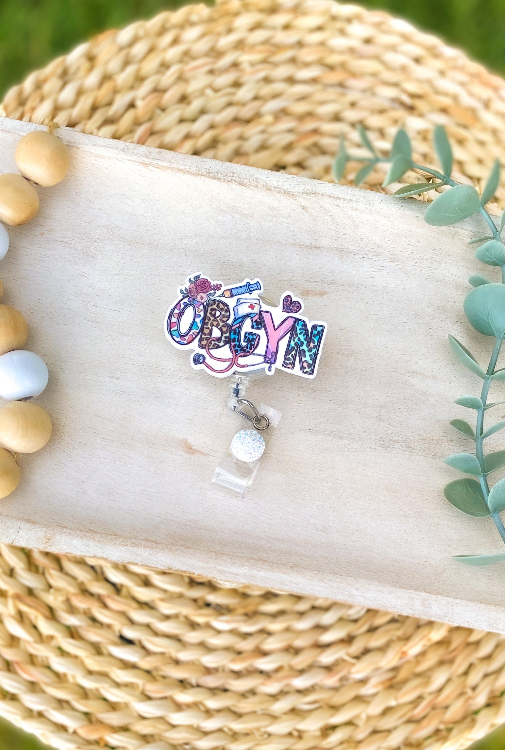 OBGYN Badge Reel Obstetrics Badge Reel Retractable ID - Etsy