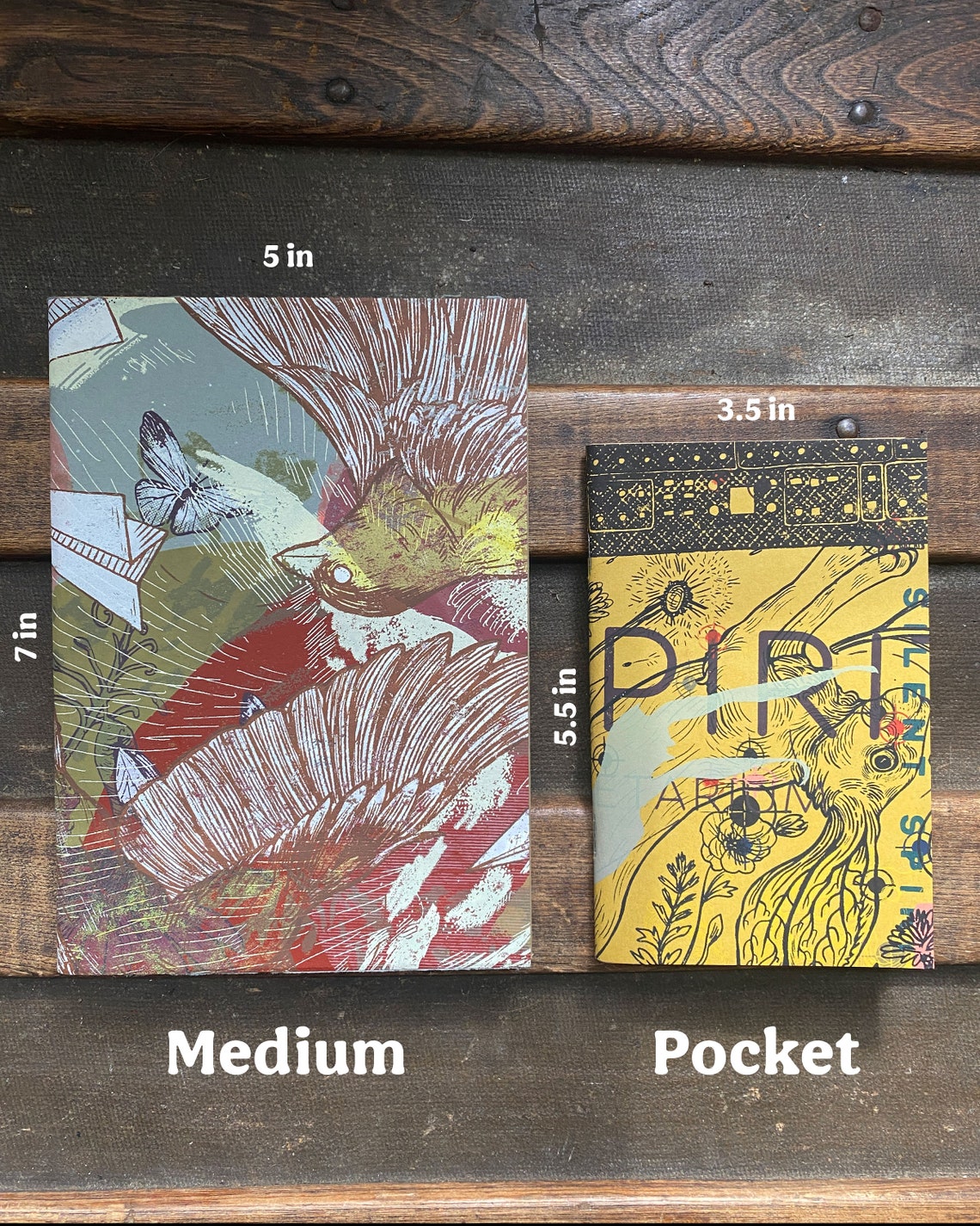 Screen Printed Test Print Journals - Etsy