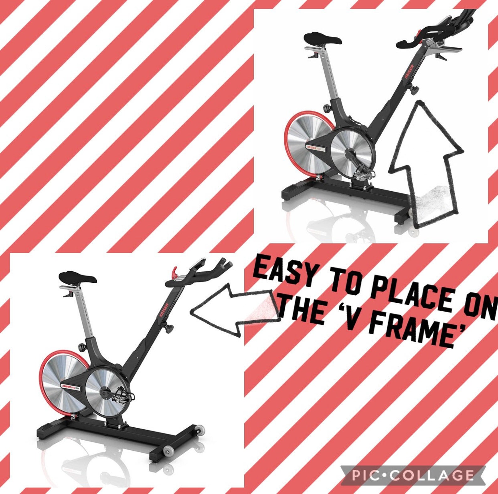 Peloton Sticker Keiser Resistance Conversion Chart NEW DESIGN ...