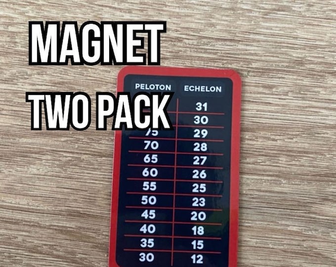 MAGNET Peloton Echelon Conversion Chart Stationary Bicycle Resistance ...